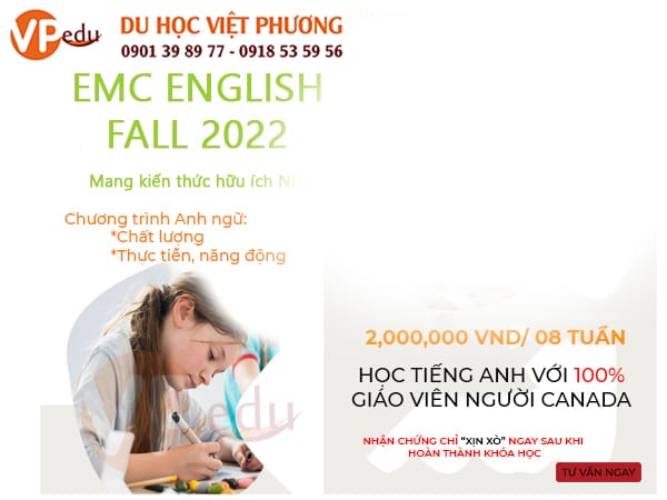 EMC ENGLISH - FALL 2022 - Du Học Việt Phương
